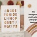 Boho Alphabet Poster Kids Playroom Educational Poster - Etsy