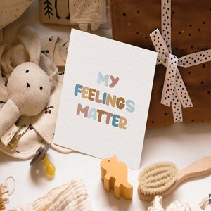 Nursery Print Set of 2, My Feelings Matter Poster, Feelings and ...
