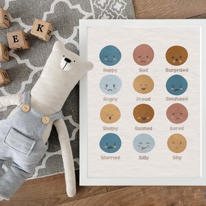 Nursery Print Set of 2, My Feelings Matter Poster, Feelings and ...