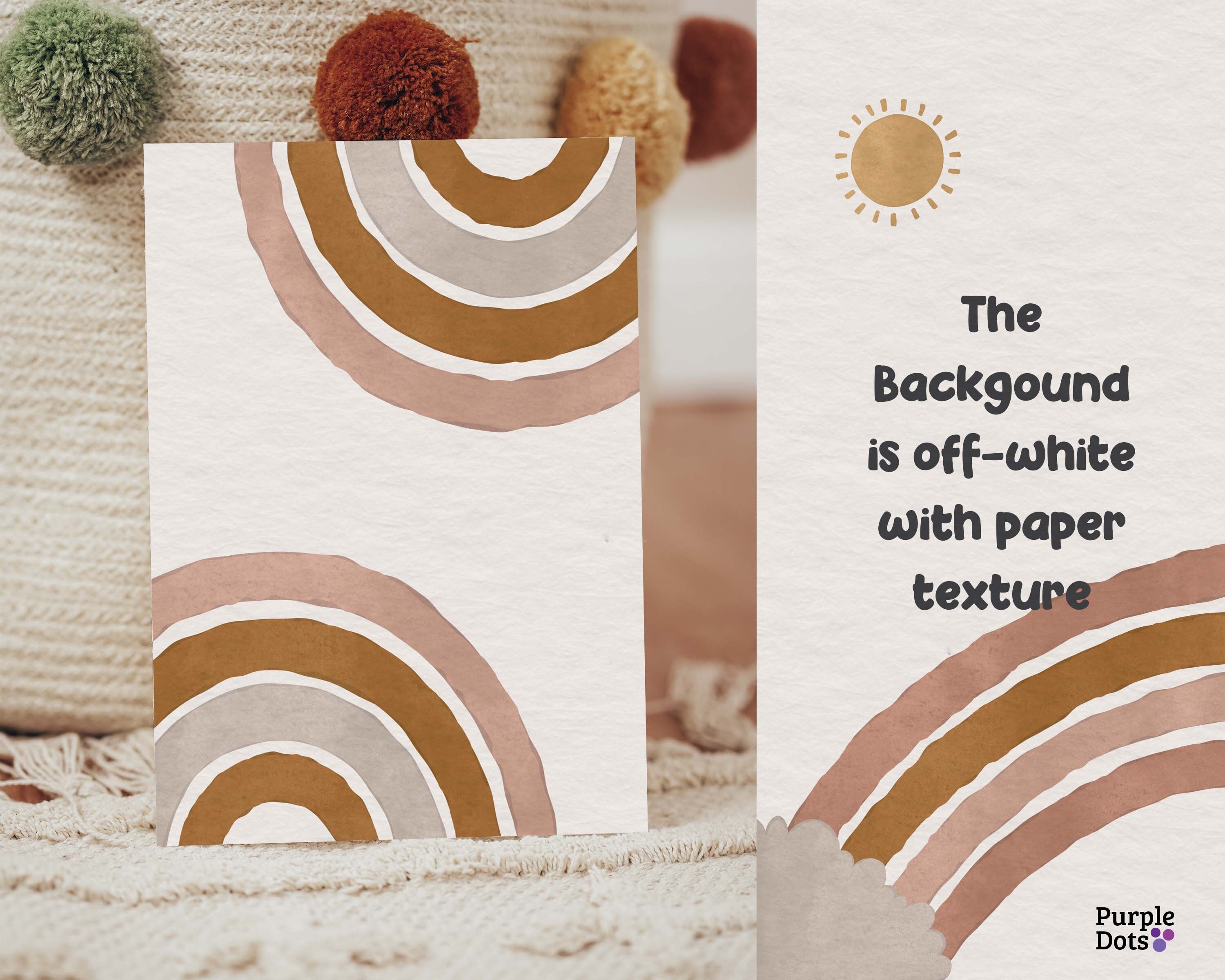 Boho Nursery Print Set of 3 You Are My Sunshine Quote Hearts - Etsy