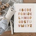 Boho Alphabet Poster Kids Playroom Educational Poster - Etsy