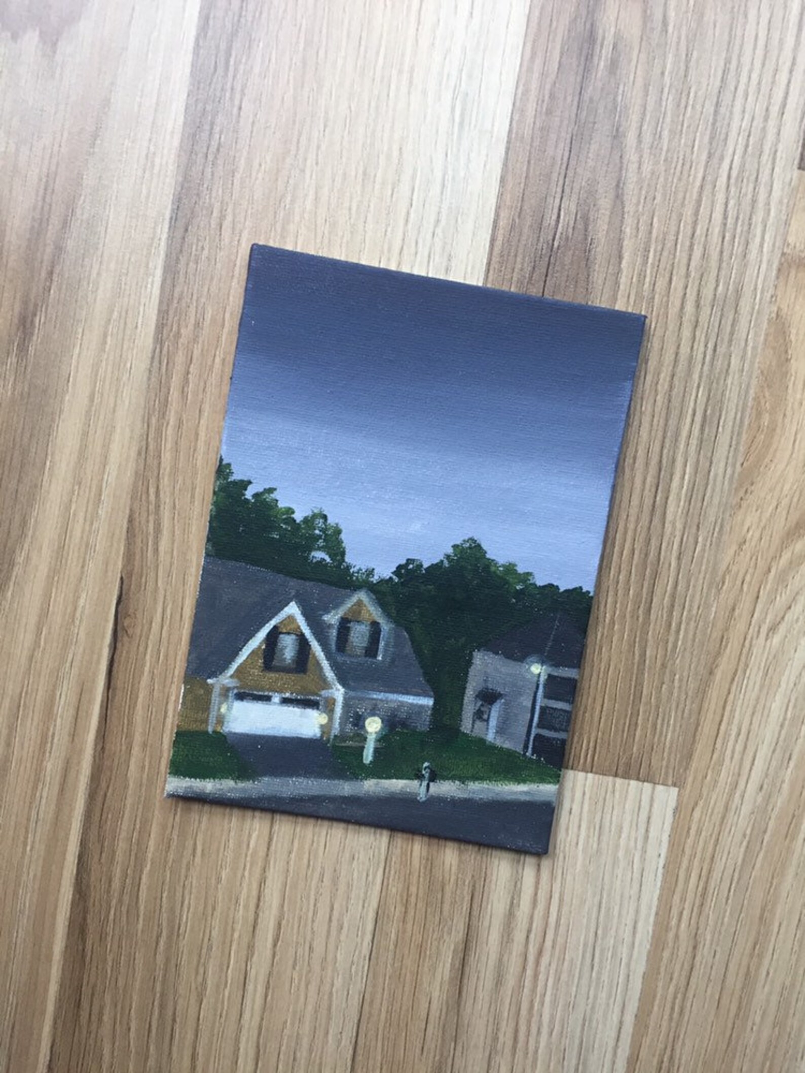 Dull Scenery Wall Art Acrylic on Canvas - Etsy UK