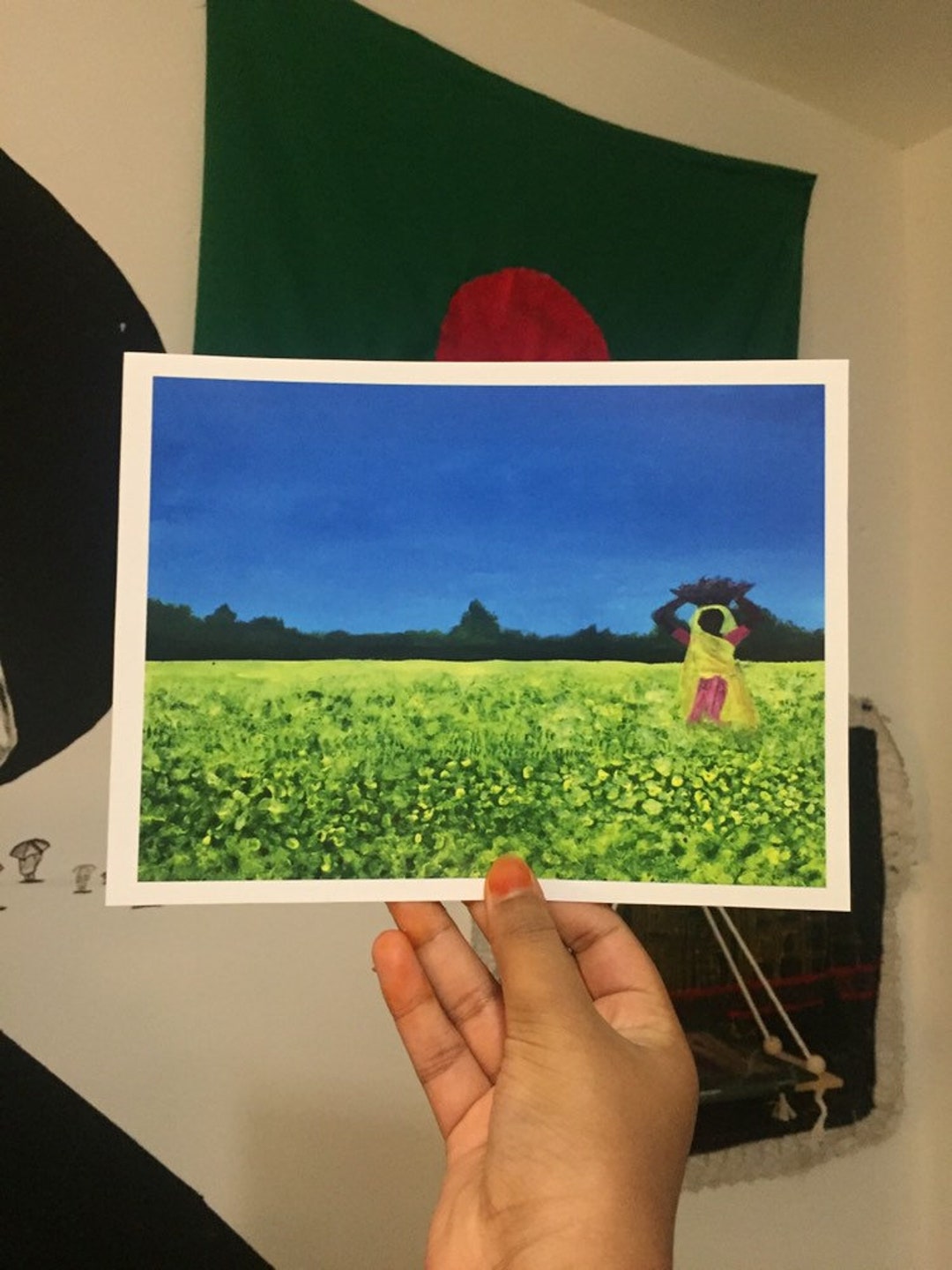 Charity ‘bari’ A5/A6 Bangladeshi Art Print | Desi Art Poster | South ...