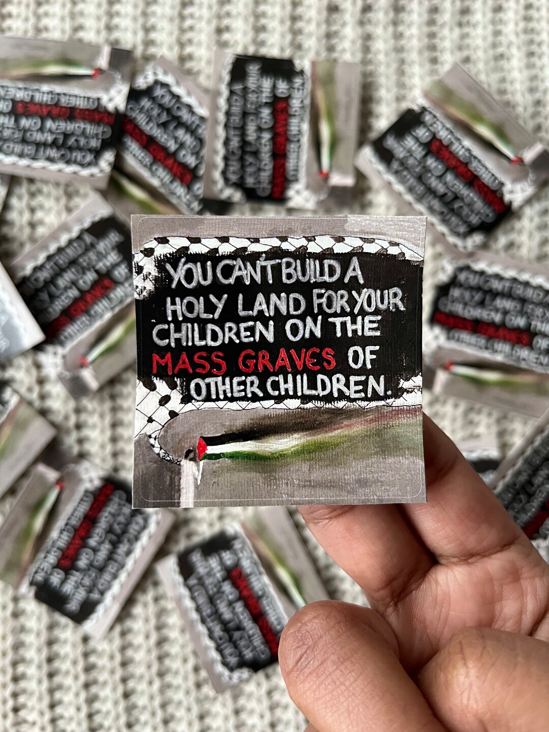 Charity Palestine Stickers Palestine Art Sticker Set or Singular ...