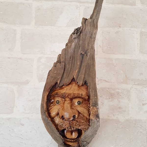 Wood Spirit Carving - Etsy