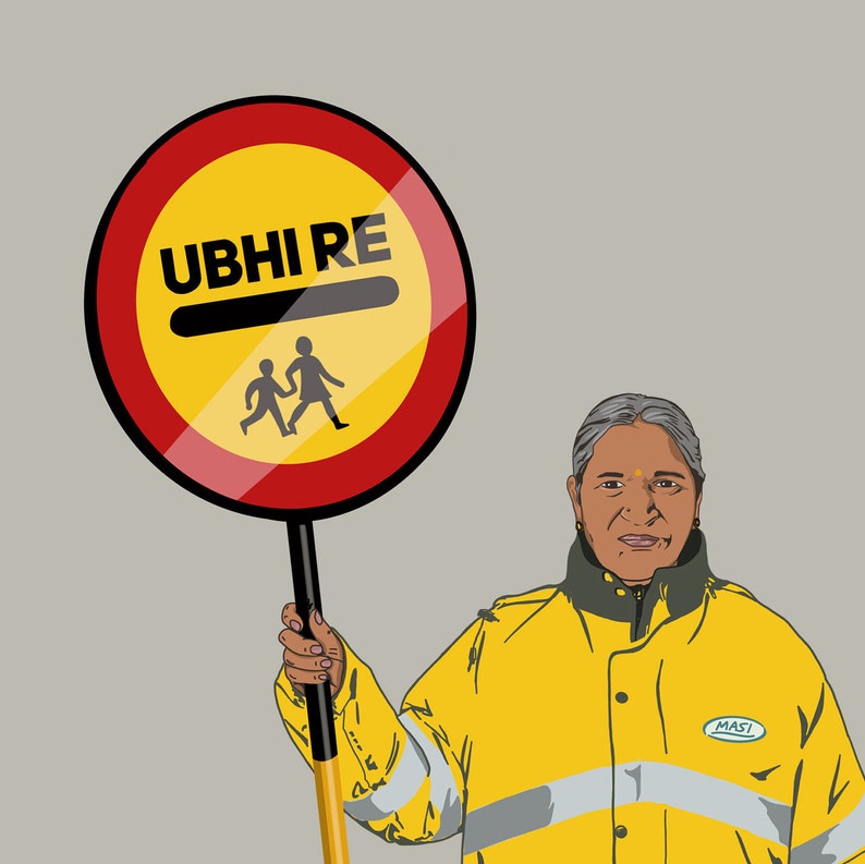 Indian Desi Wall Art Print Poster Ubhi Re | Etsy