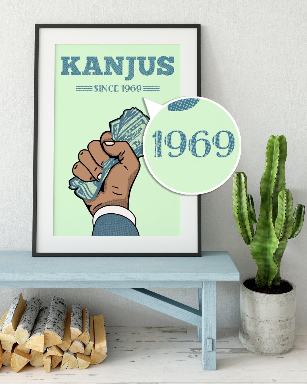 Kanjus Personalised - Indian Desi Wall Art Print Poster - Etsy