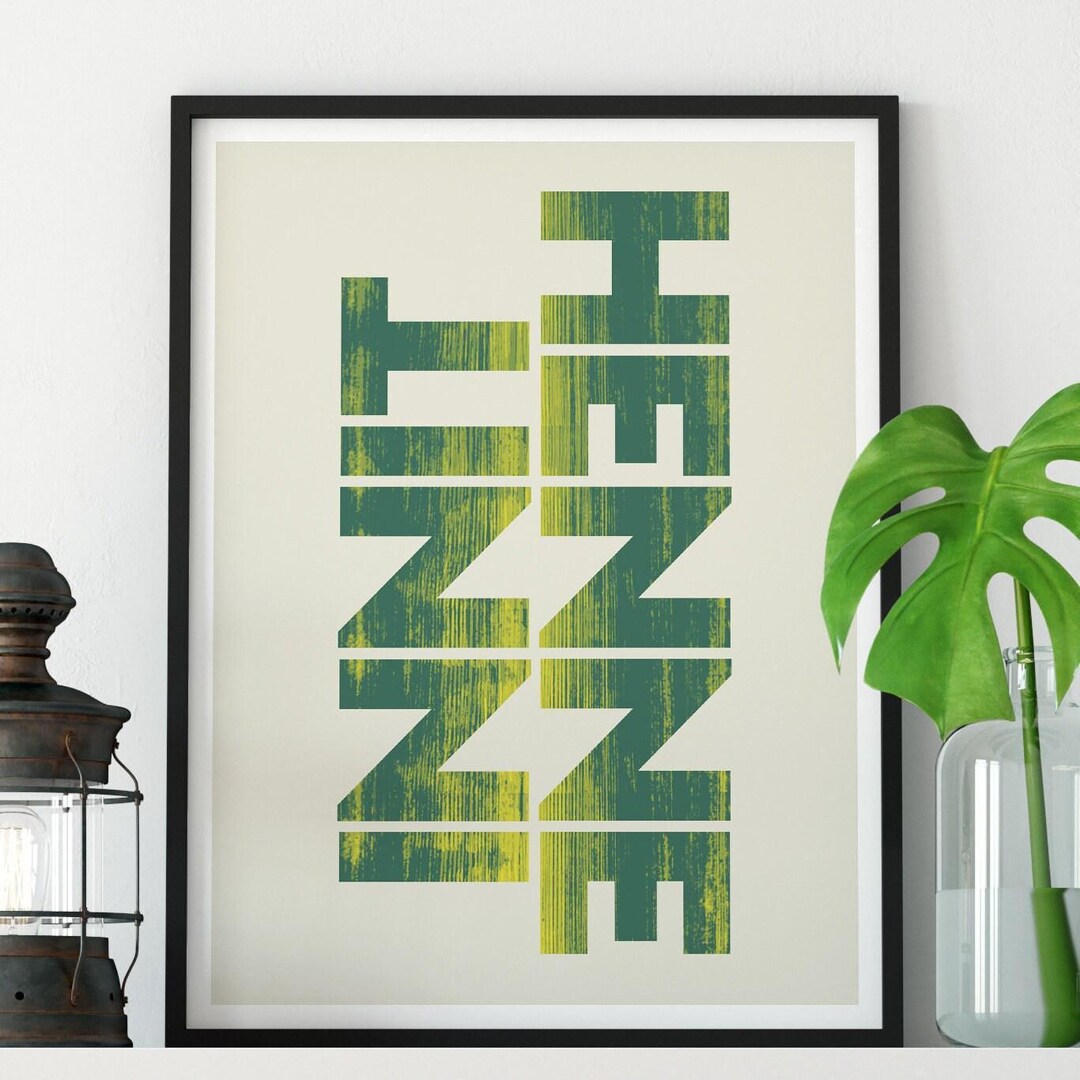 Innit Henne Art Print: South Asian Typography Wall Art - Etsy