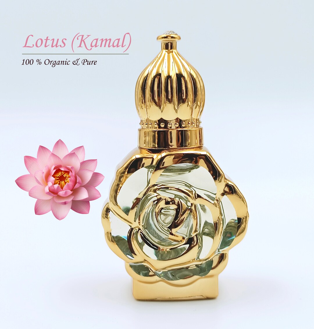 Pink Lotus Attar: Vegan Alcohol-free Fragrance Oil - Etsy