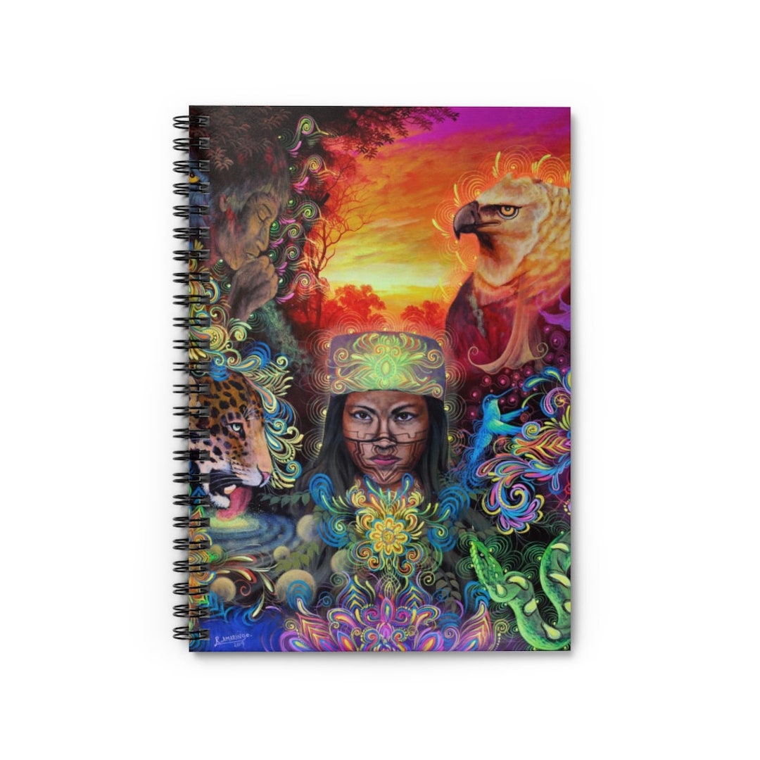 The Mystical Healer | Ayahuasca Journal | Spiral Notebook - W. Ruled ...