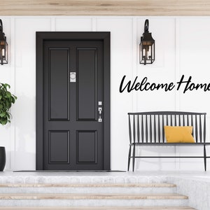 Outdoor Large Welcome Home Sign Metal Wall Art Large Metal - Etsy