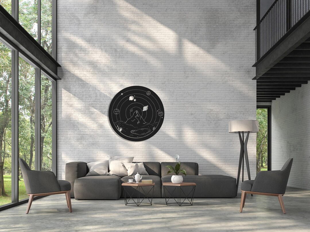 Planets Metal Wall Decor Metal Wall Art Housewarming Gift - Etsy