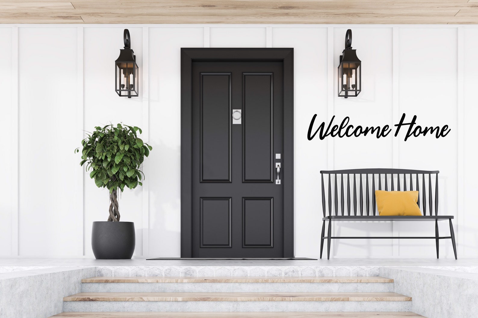Outdoor Large Welcome Home Sign Metal Wall Art Large Metal - Etsy