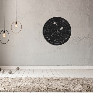 Planets Metal Wall Decor Metal Wall Art Housewarming Gift - Etsy