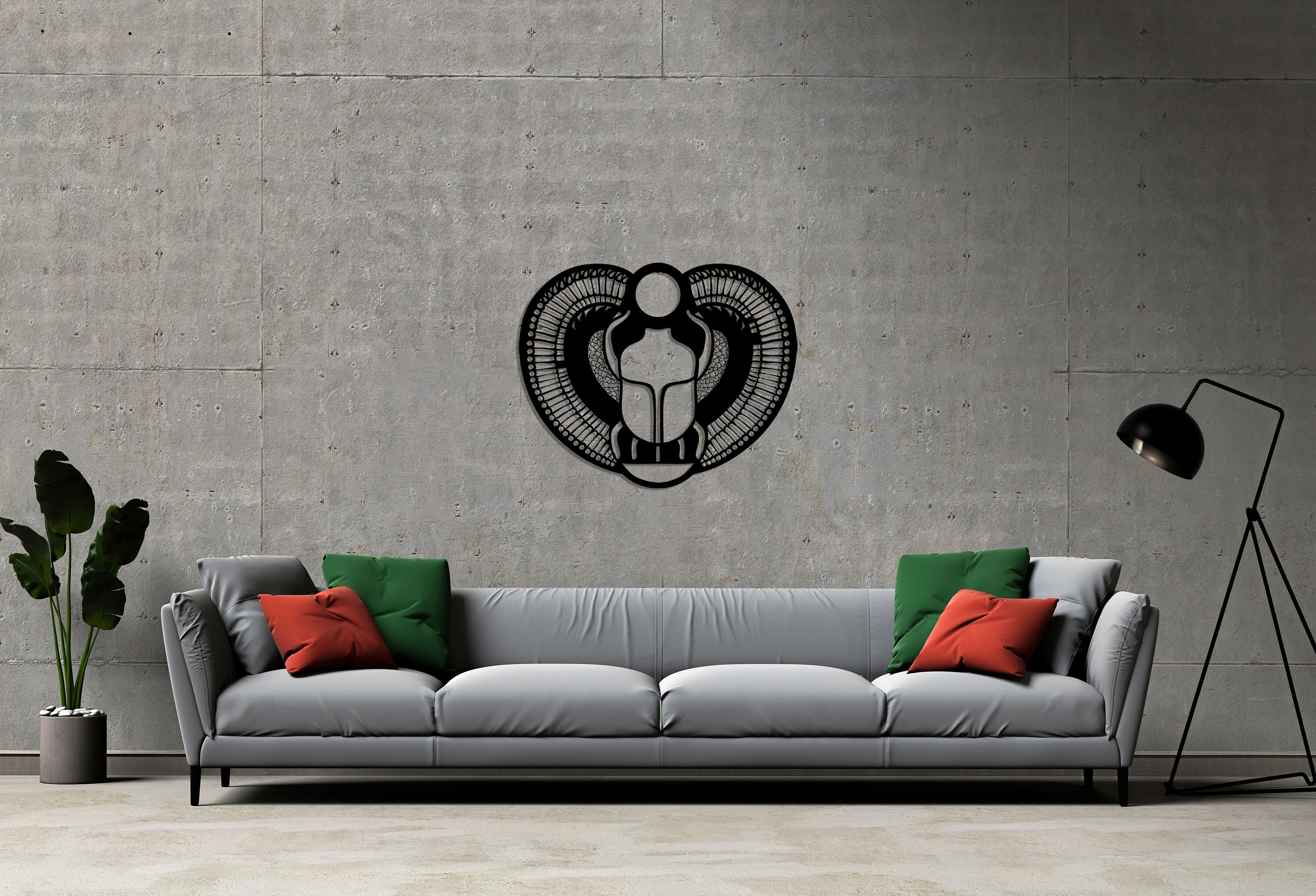 Scarab Metal Wall Decor Metal Wall Art Housewarming Gift - Etsy