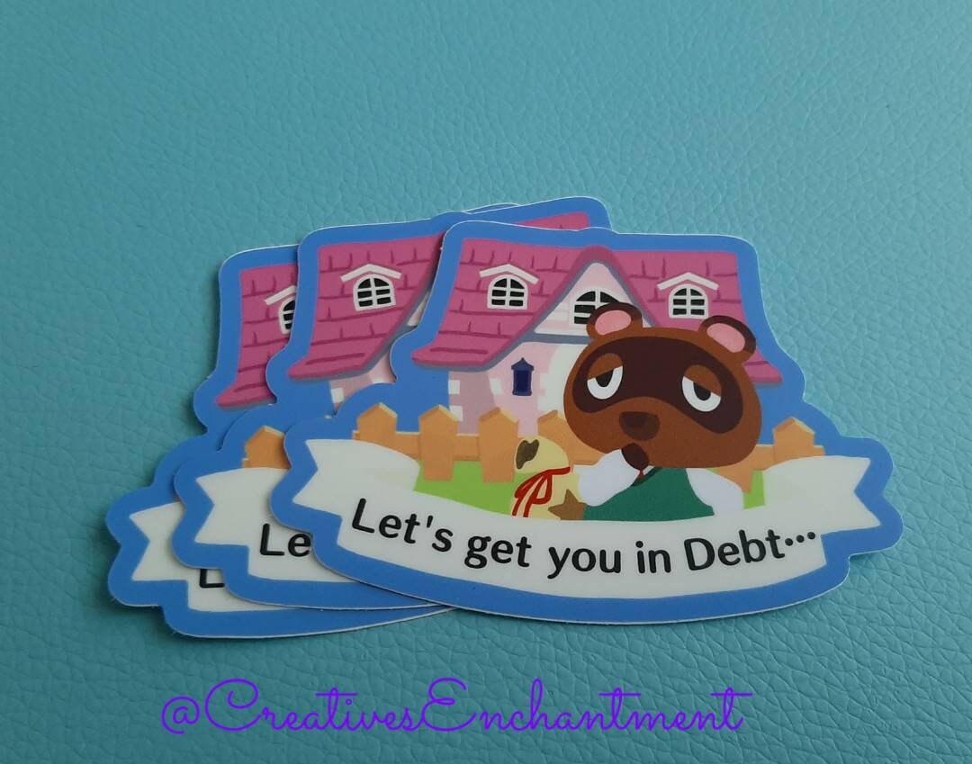 Animal Crossing Tom Nook Sticker - Etsy