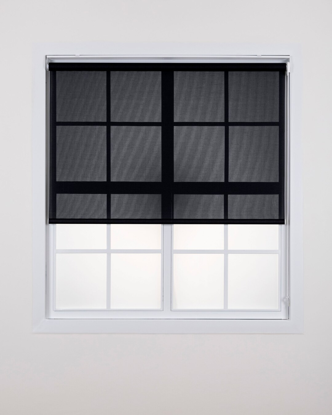 Mermet Screen Blind - Black Sunscreen Roller Blind, Custom Sunscreen ...