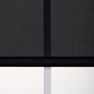 Mermet Screen Blind - Black Sunscreen Roller Blind, Custom Sunscreen ...