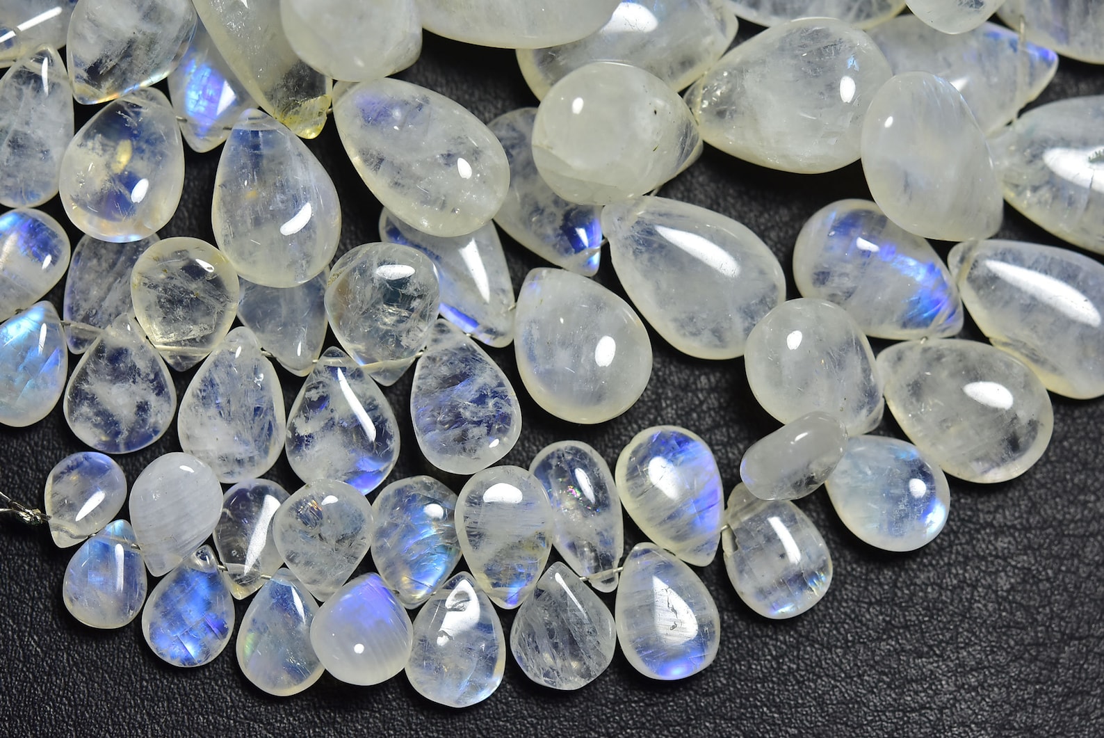 Big Rainbow Moonstone 7 Inches Natural Beautiful Smooth Blue - Etsy