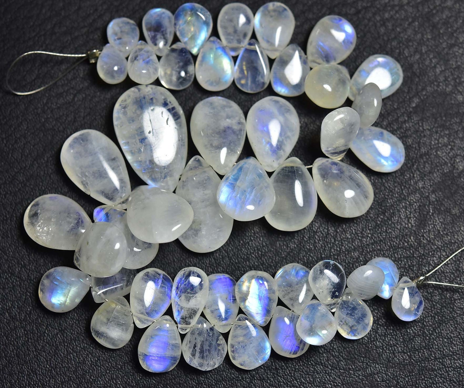 Big Rainbow Moonstone 7 Inches Natural Beautiful Smooth Blue - Etsy