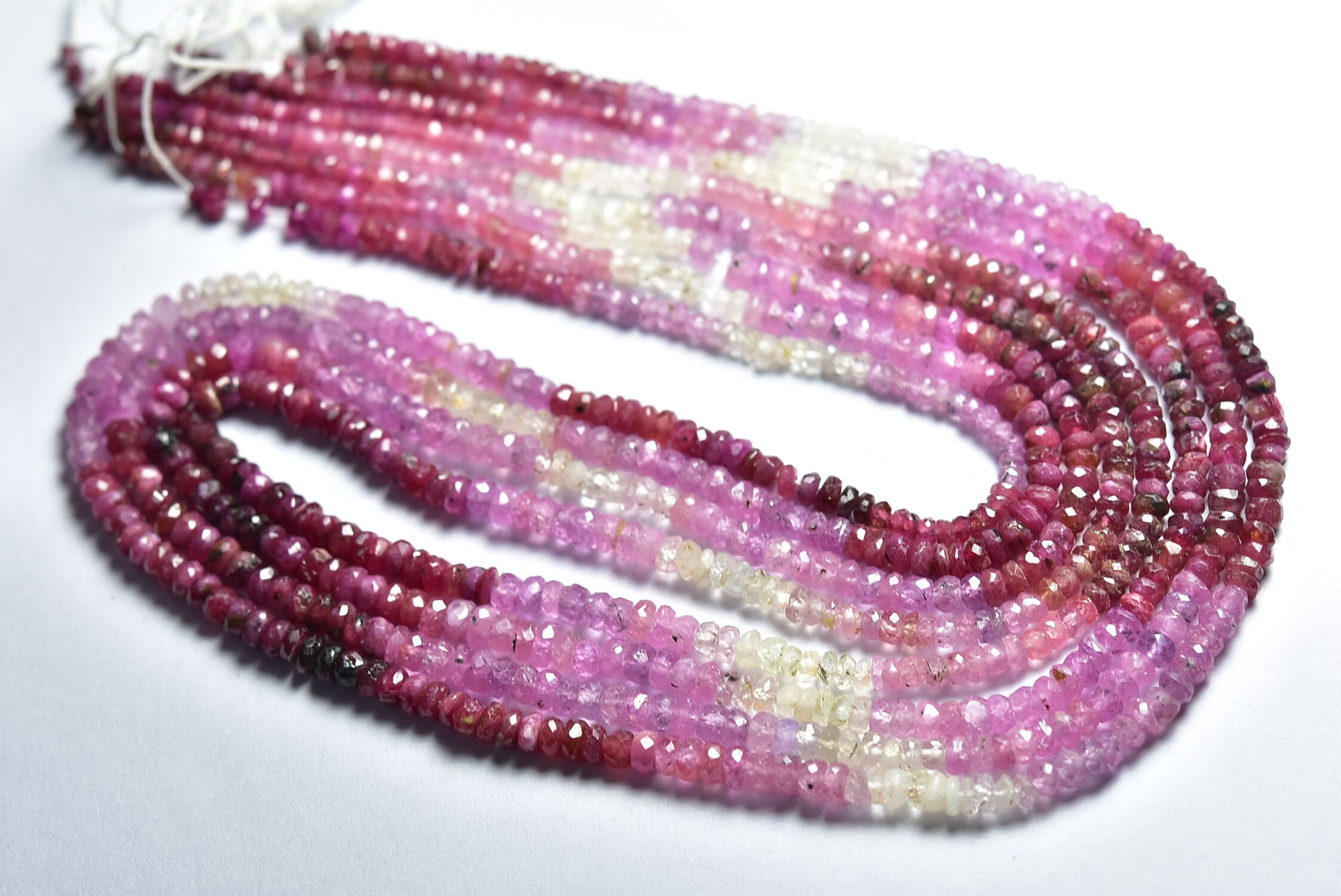 Beautiful Ruby Bead Strand Natural Faceted Shaded Ruby - Etsy