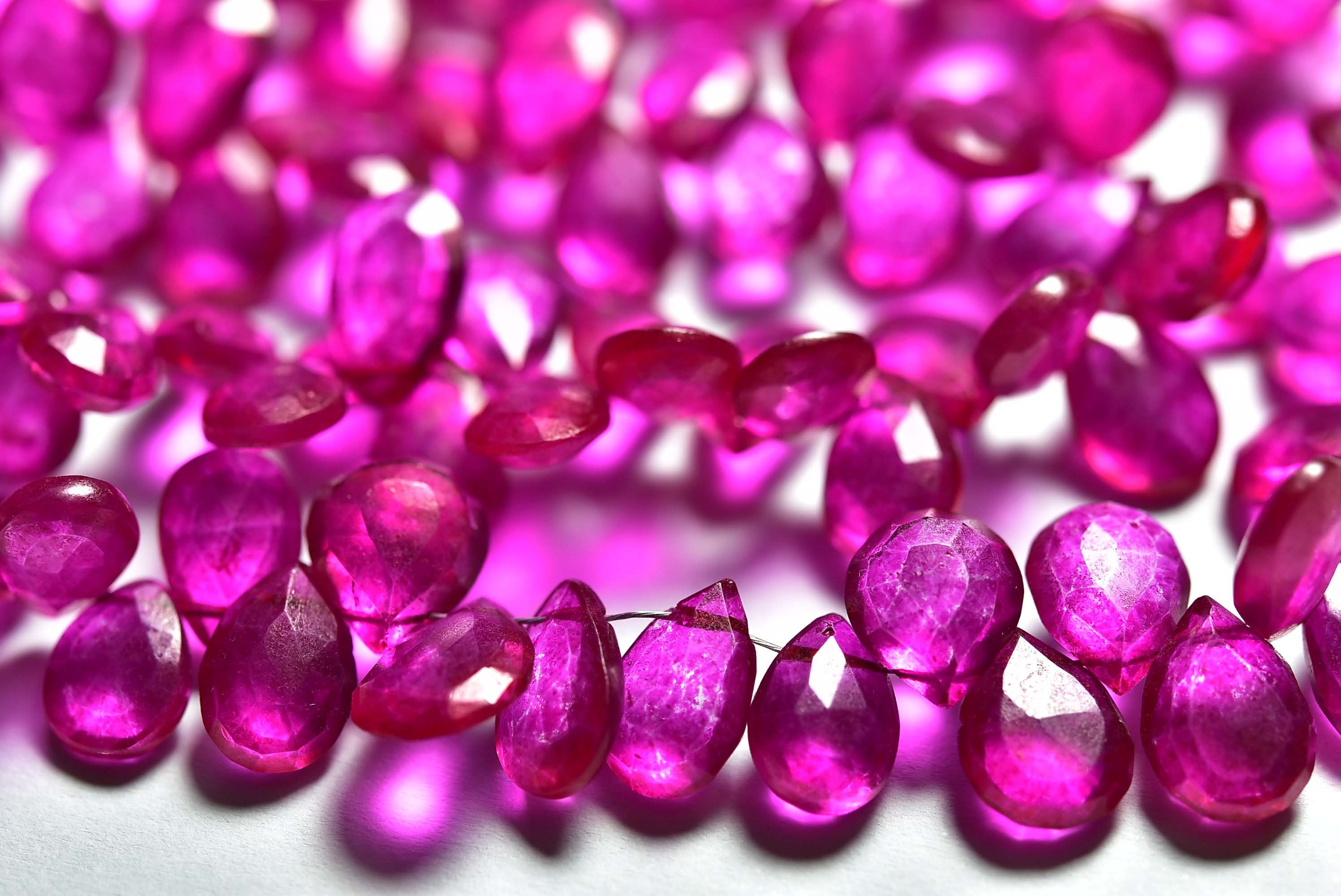 8 Inches Natural Beautiful Mystic Coated Fuchsia Quartz Pear - Etsy