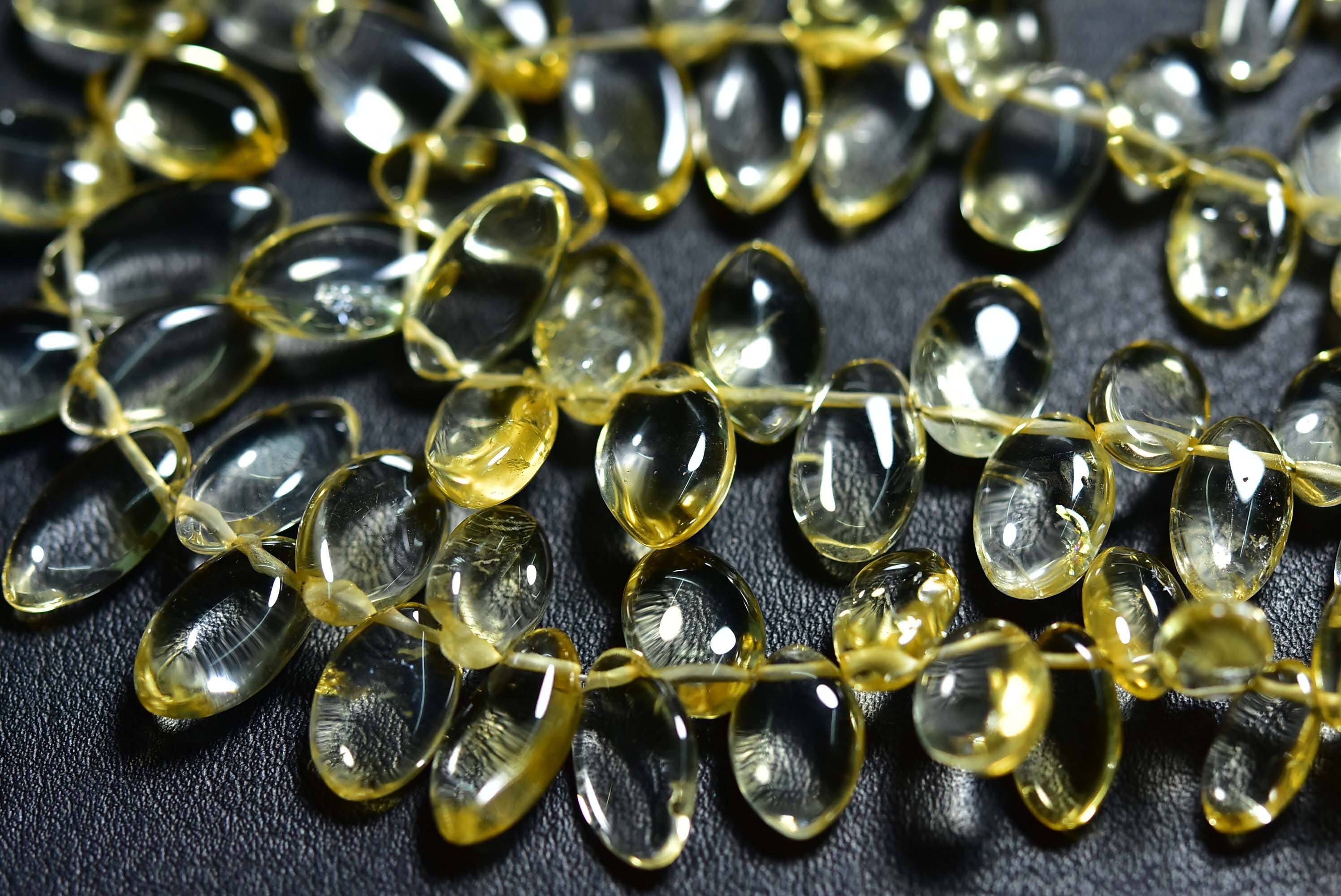 7.5 Inches Natural Smooth Citrine Marquise Briolettes Size - Etsy