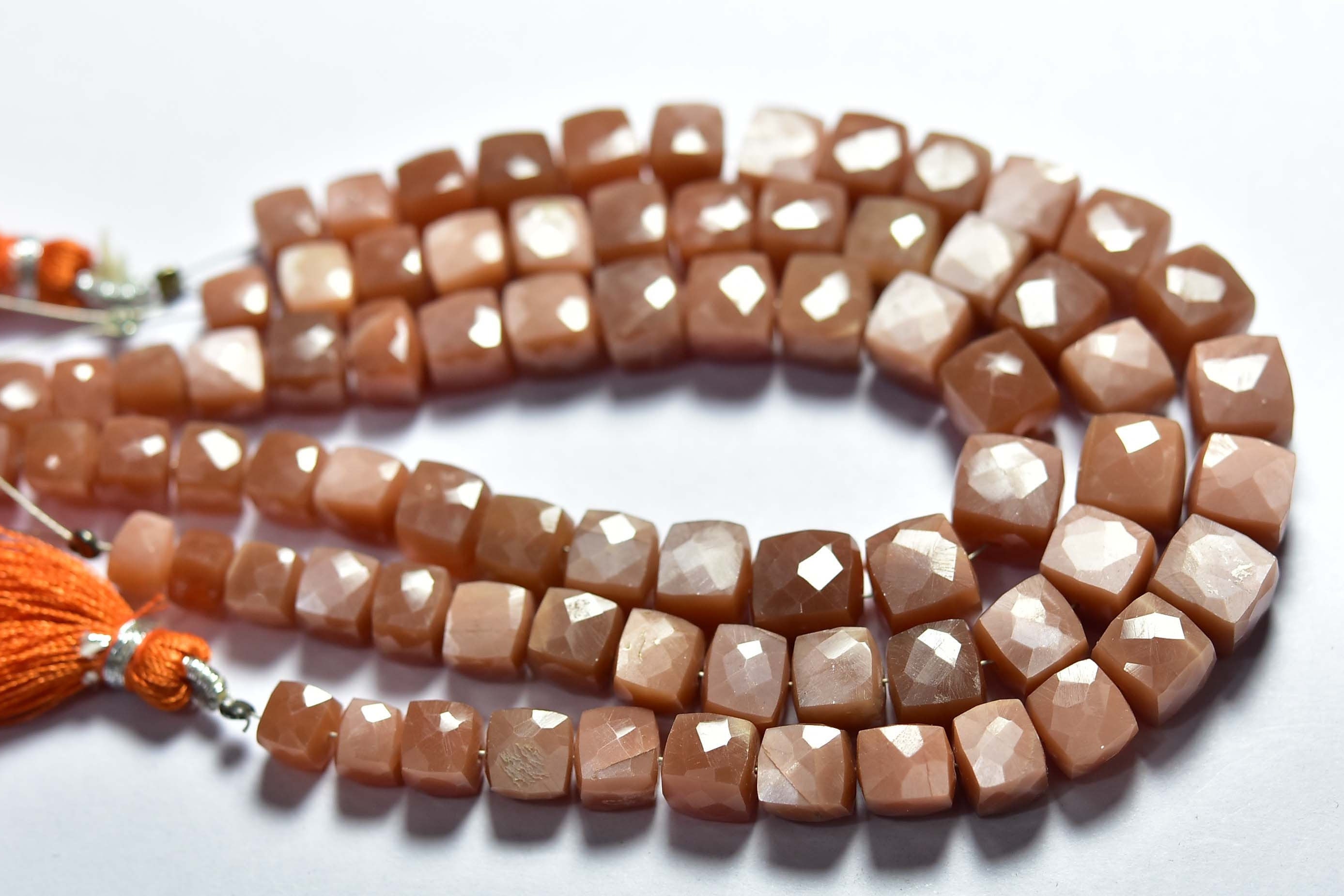 7 inchesBeautiful Natural Rust Moonstone Faceted Cube Box | Etsy