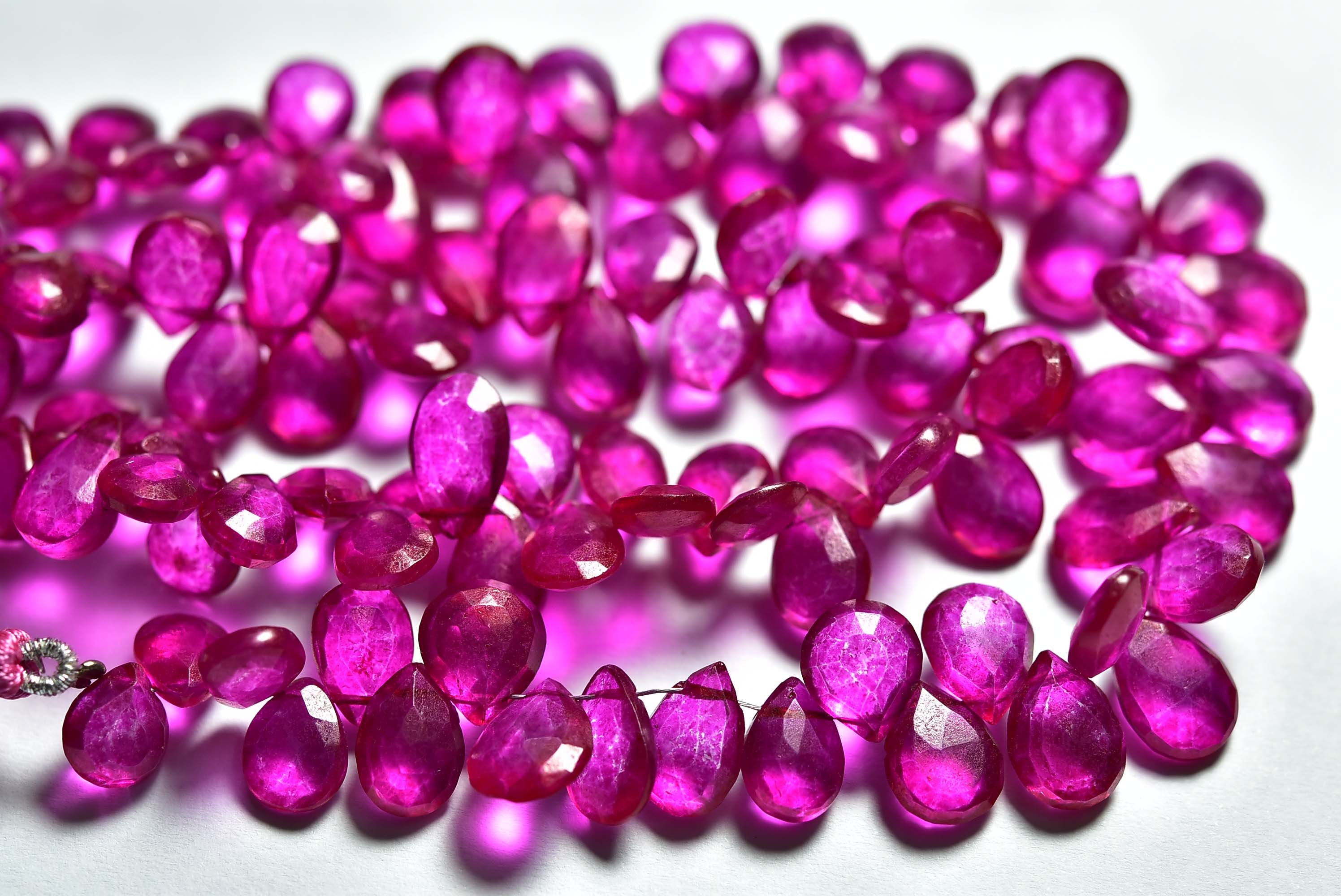 8 Inches Natural Beautiful Mystic Coated Fuchsia Quartz Pear - Etsy
