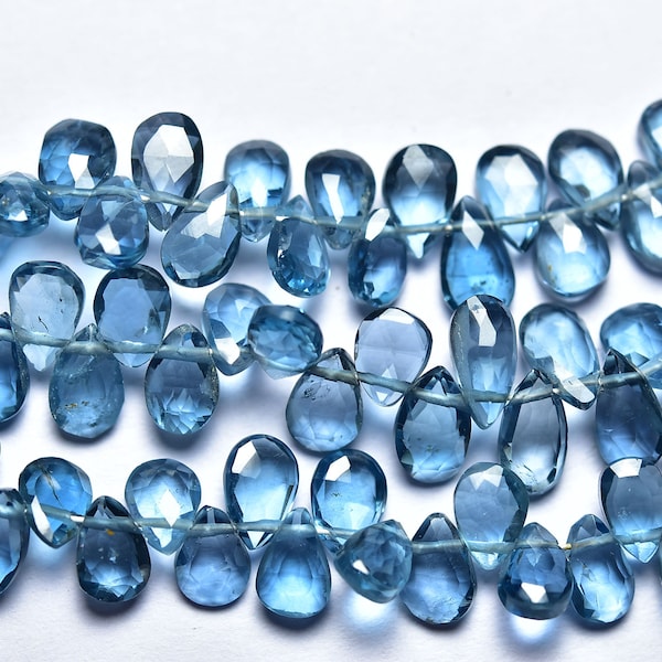 Blue Topaz Briolette - Etsy