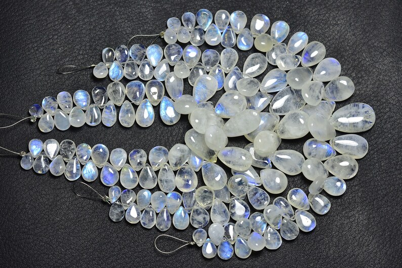 Big Rainbow Moonstone 7 Inches Natural Beautiful Smooth Blue - Etsy