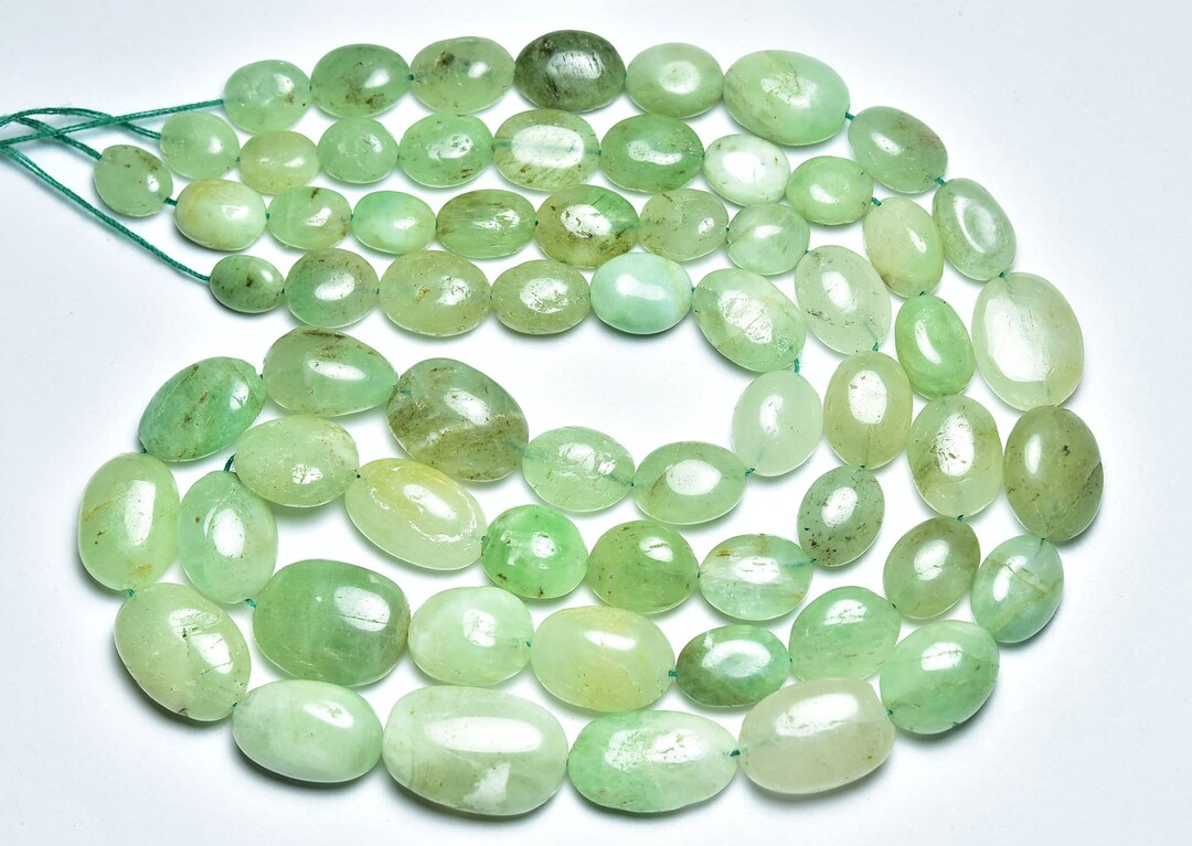 Emerald Oval Beads 8 Inches Natural Smooth Emerald Oval - Etsy