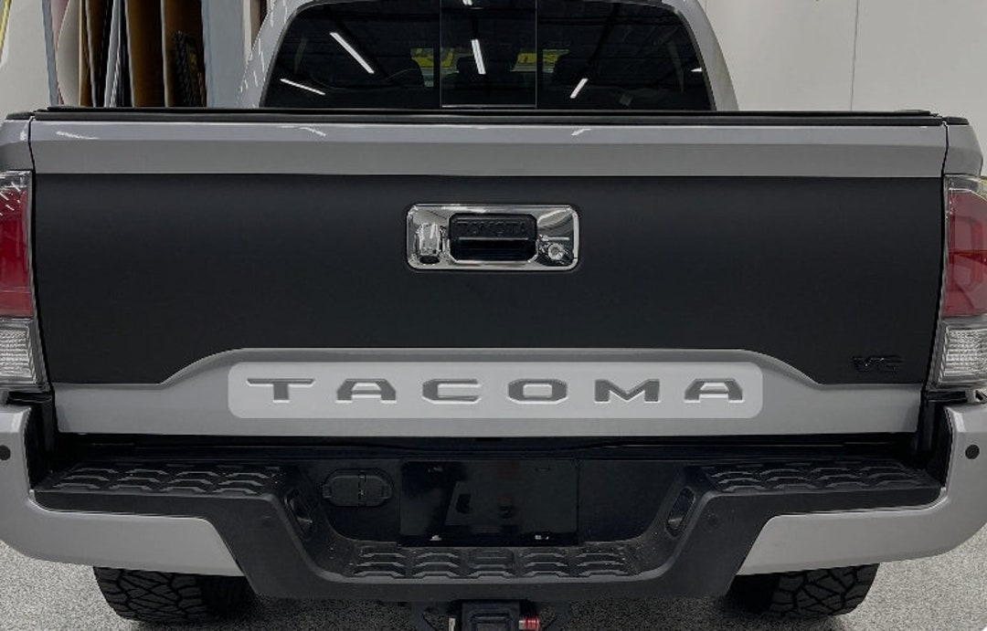 Tailgate Insert Letters Decal Vinyl Stickers for Toyota Tacoma 2016 ...