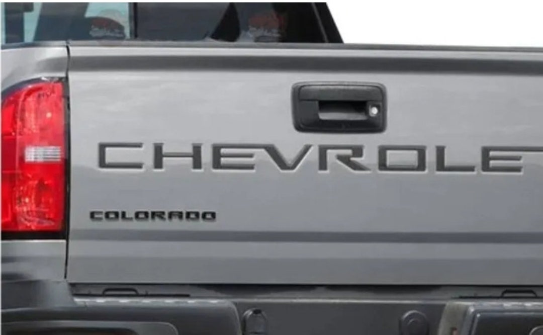 Tailgate Insert Letters Decal Vinyl Stickers for Chevrolet Chevy ...
