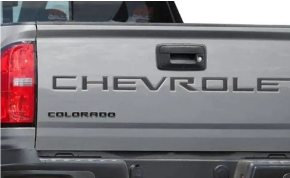 Tailgate Insert Letters Decal Vinyl Stickers for Chevrolet Chevy ...