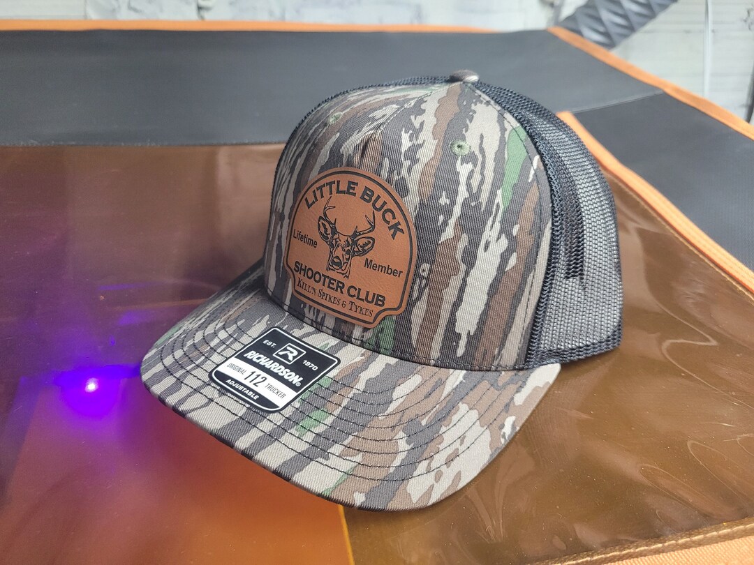 Little Buck Shooter Club Richardson 112 Hat. Leatherette Hydbond Hat - Etsy