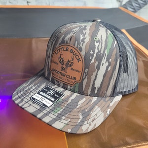 Little Buck Shooter Club Richardson 112 Hat. Leatherette Hydbond Hat - Etsy