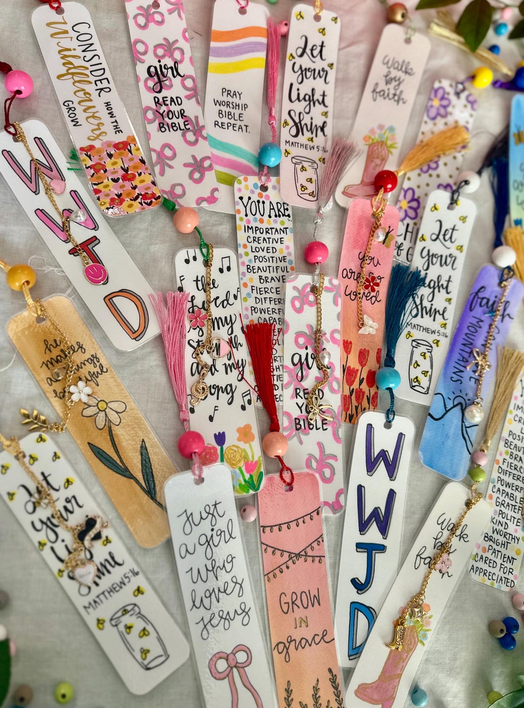 Personalized Bible Tassle Bookmark-daily Bible-christian Gift ...