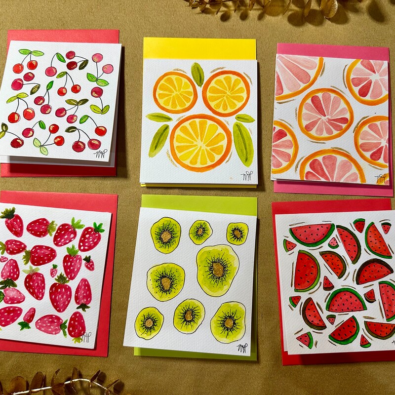 Watercolor Greeting Cards - Etsy