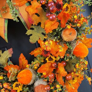 Extra Large Fall Wreaths for Front Door Designer Fall Wreath - Etsy