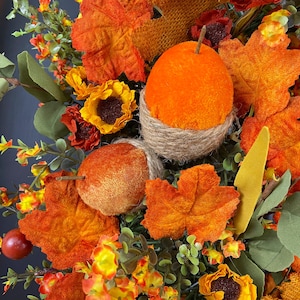 Extra Large Fall Wreaths for Front Door Designer Fall Wreath - Etsy