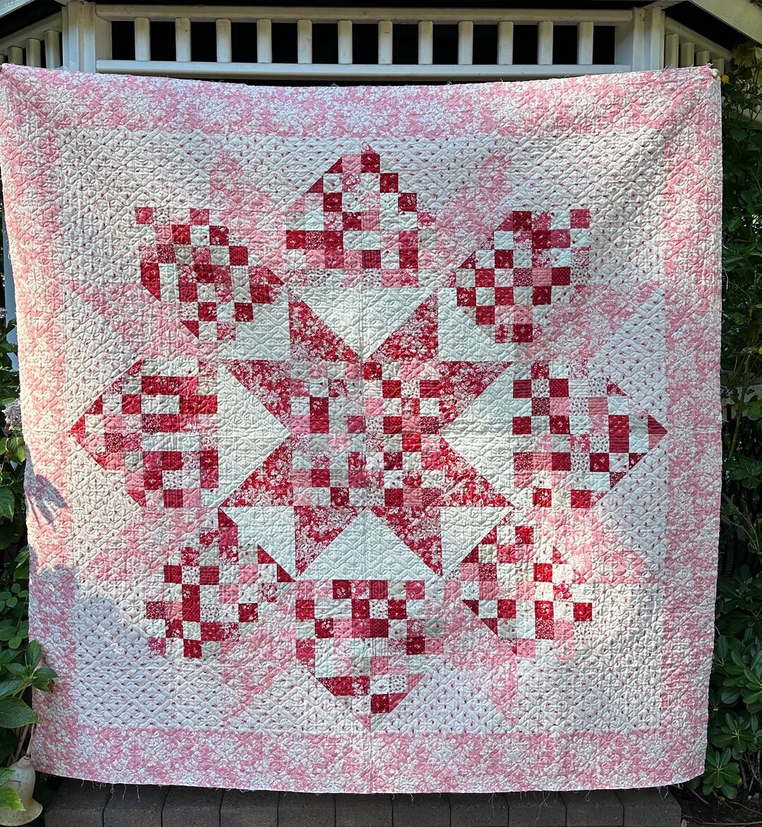 Patchwork Swoon Quilt Kit Featuring the Flower Farm by Bunny Hill ...