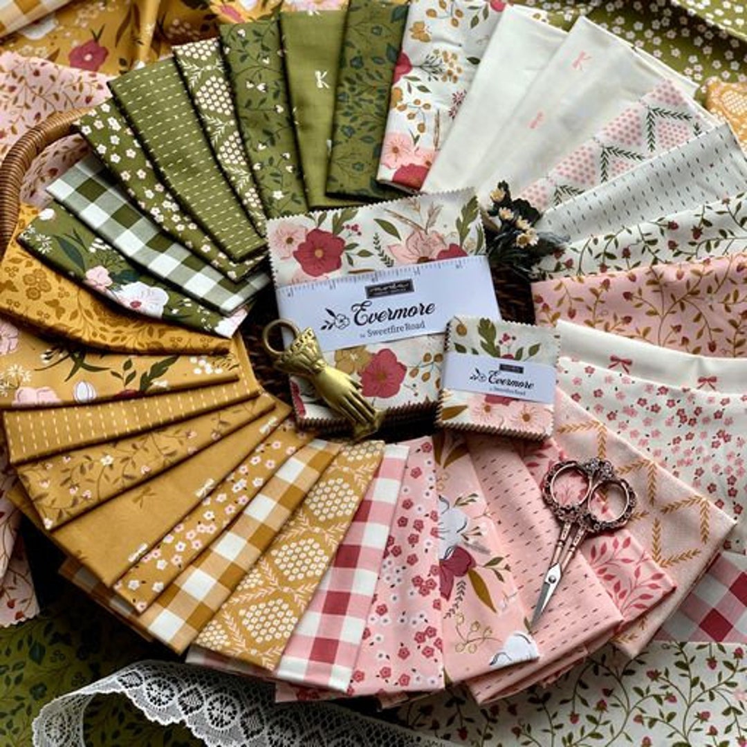 32 Pieces Evermore Half-yard Bundle by Sweetfire Road for Moda Fabrics ...