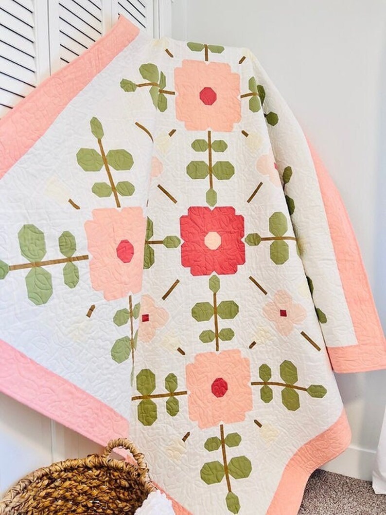 Applique Garden Quilt Kit - Etsy