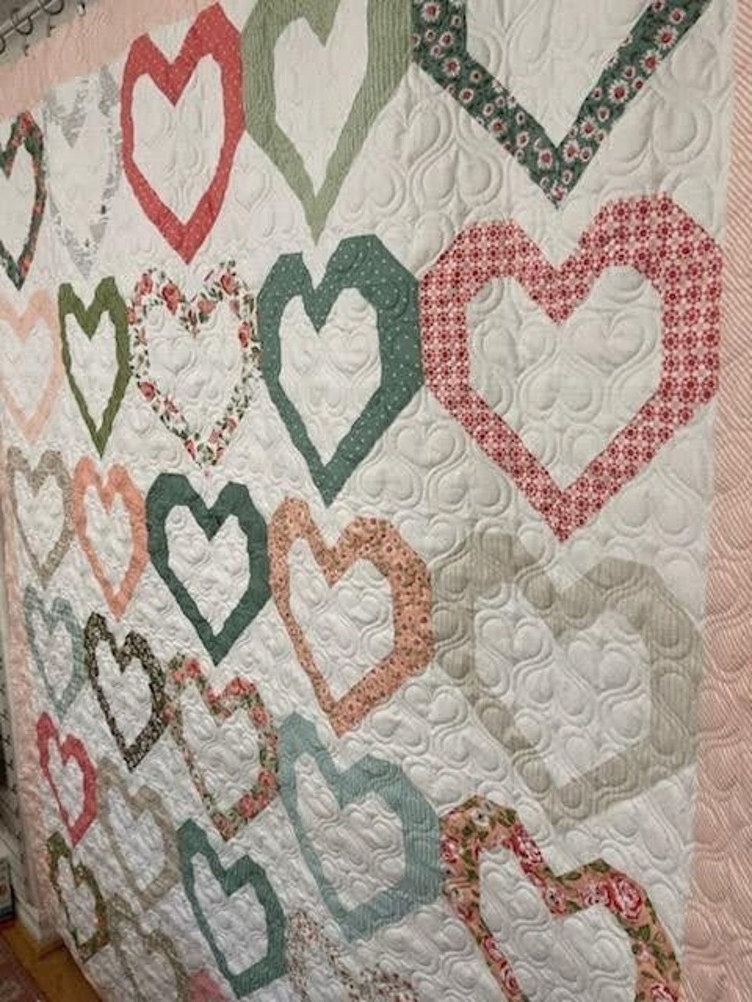 Open Heart Quilt Kit Featuring Love Note by Lella Boutique - Etsy
