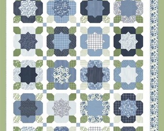 Thimble Blossoms, Quilt Pattern, Flower Girl, Fat Quarter Friendly ...