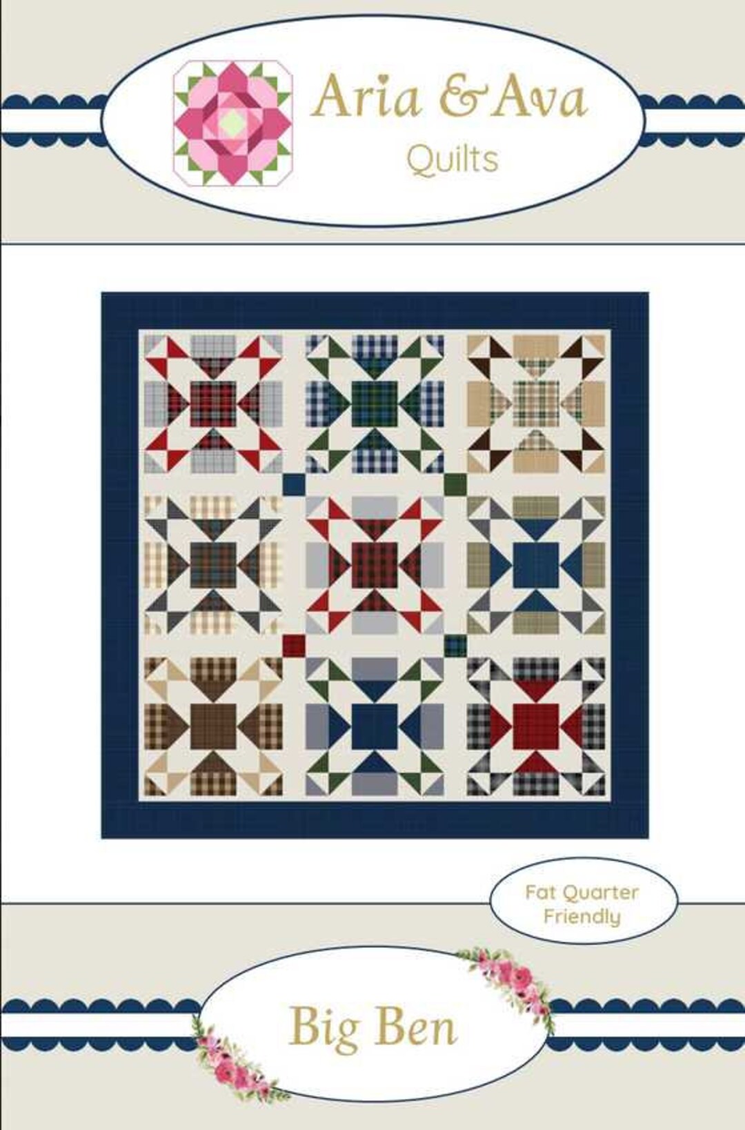 Big Ben Aria and Ava Quilts printed Pattern - Etsy