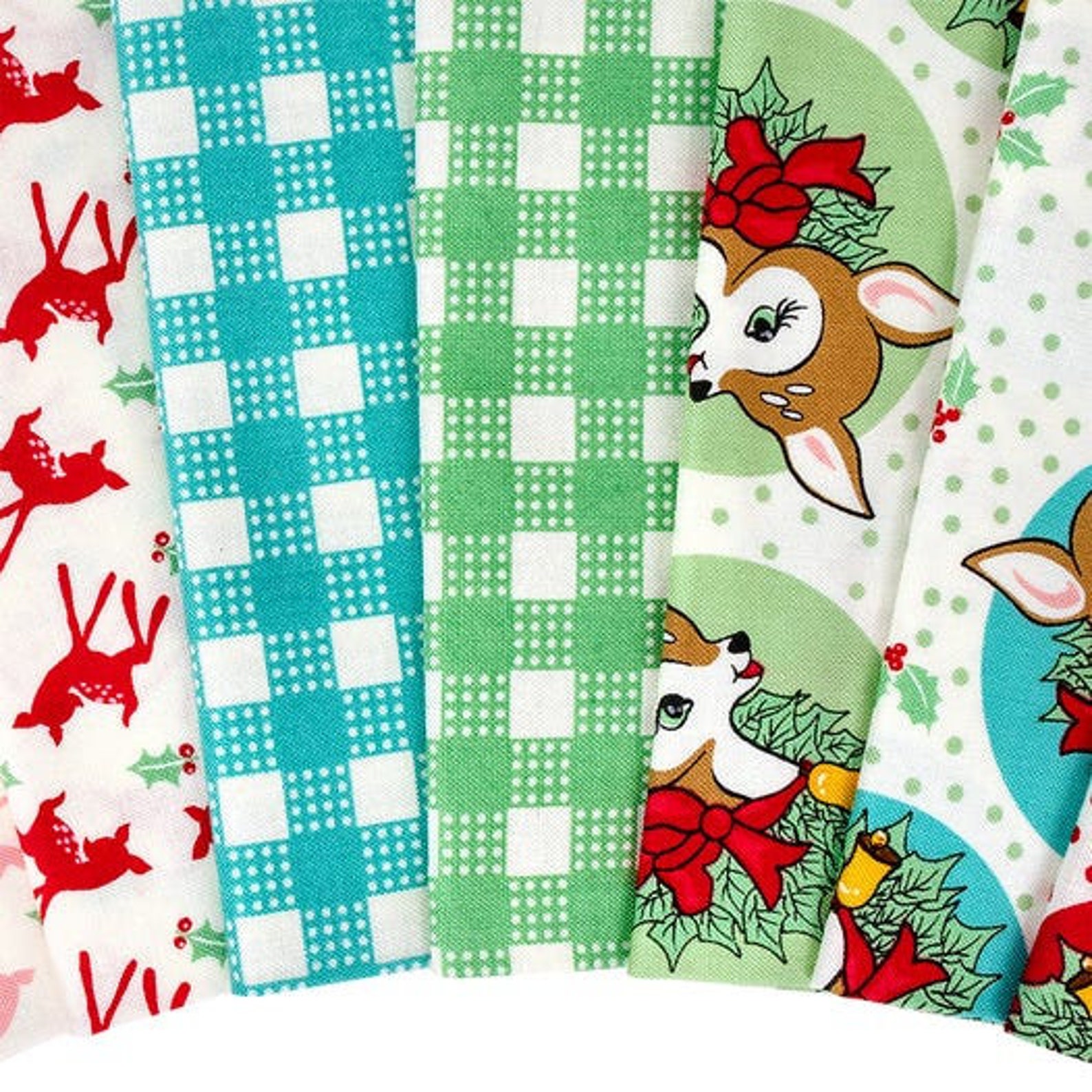 Ciervo Christmas Layer Cake de Urban Chiks para Moda Fabric. | Etsy