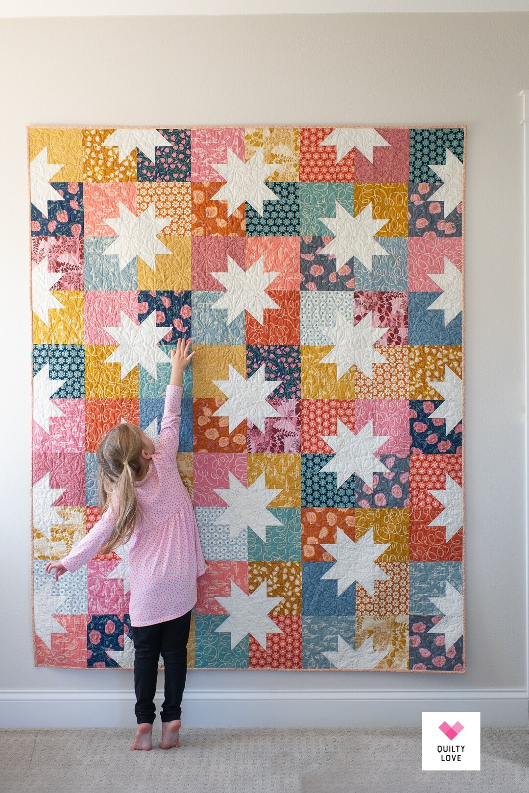 Star Pop II 2 Quilt Pattern by Quilty Love - Etsy