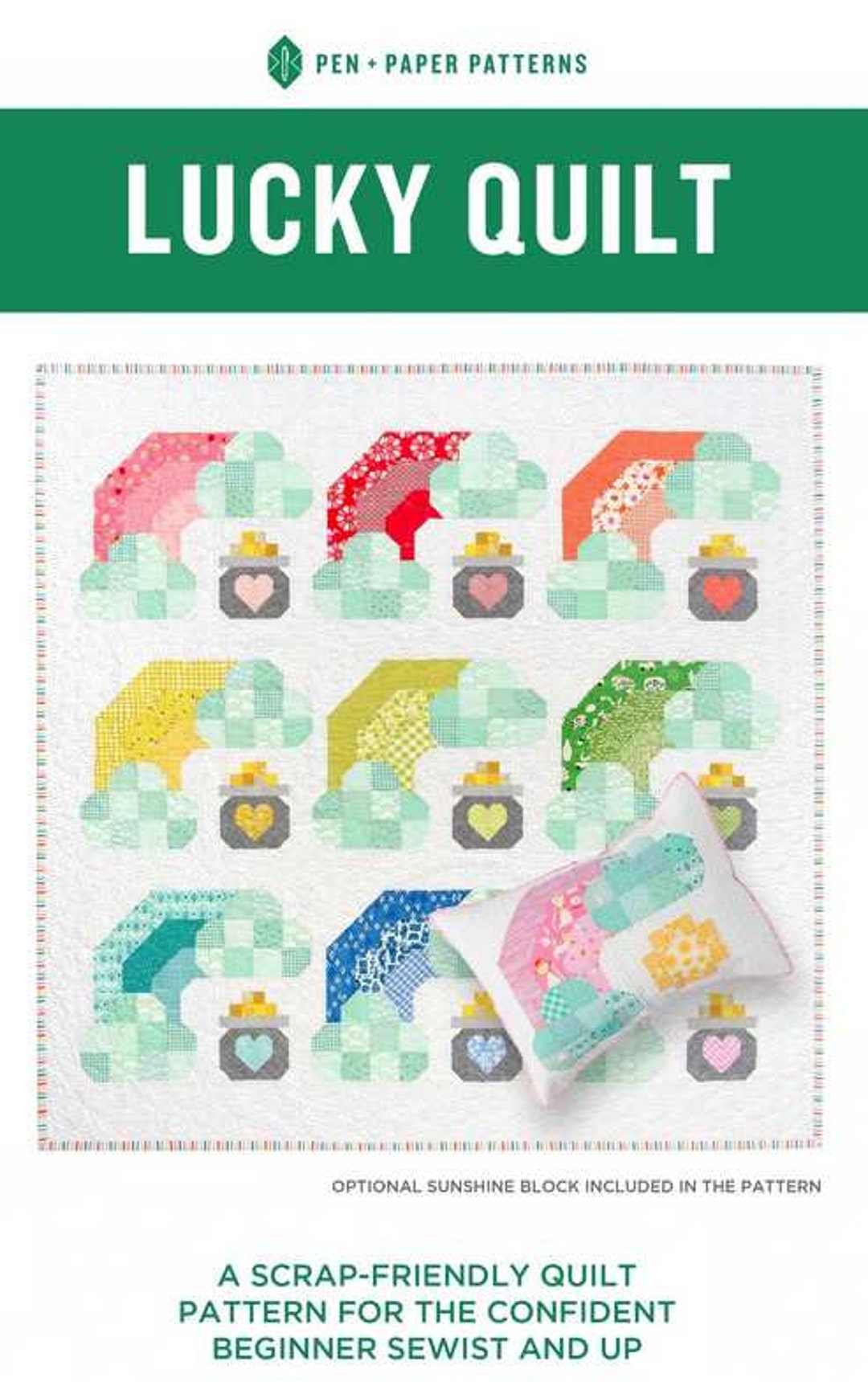 Lucky Quilt Pattern - Etsy